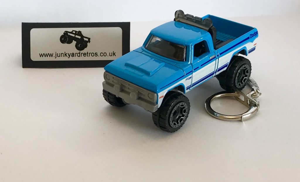 DODGE 1970 POWER WAGON PICK UP CLASSIC HW KEYRING / KEYCHAIN 1/56 SCALE ...