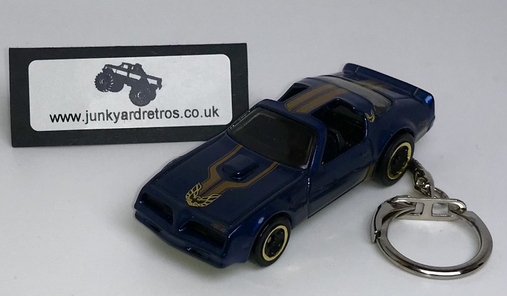 PONTIAC TRANS AM FIREBIRD 1977 KEYRING / KEYCHAIN 1/56 SCALE METALLIC ...